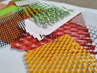 China PVDF Aluminum Expanded Metal Mesh 5.5mm 6.0mm Wall Cladding Ventilated Facades for sale