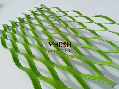 China Decorative Facade Expanded Aluminium Mesh Powder Coated Screens for sale