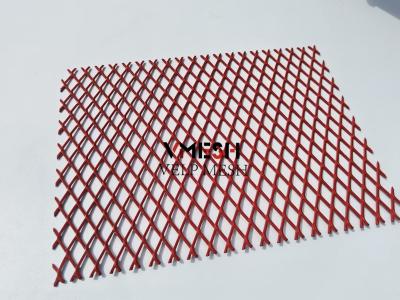China Architectural Facade Design Cladding PVDF Decorative Aluminum Expanded Mesh for sale
