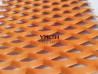 China PVDF Aluminum Facade Mesh Build Metal Expanded Plate Exterior Cladding for sale