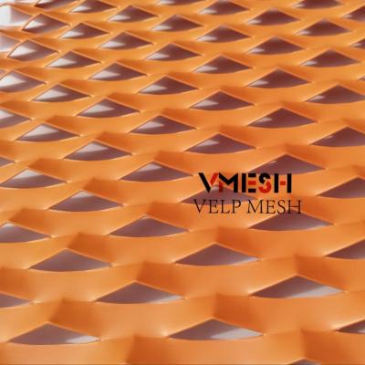 China Decorative Aluminum Diamond Expanded Metal Mesh Panel For Wall for sale