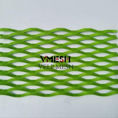 China Small Hole Expanded Steel Mesh Diamond Shape Building Facade Decorative for sale