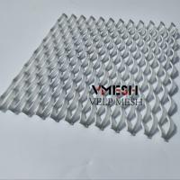 China Hexagon Hole Aluminum Expanded Metal Mesh for Facade Cladding for sale