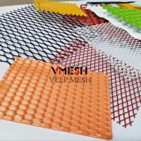 China Hexagonal Decorative Screen Metal Panel Aluminum Grid Wire Mesh for sale