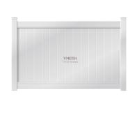 China 6x8ft White PVC Privacy Fence for Backyards for sale