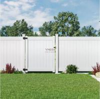 China White PVC Privacy Fence 6ftHx8ftW for Home Garden for sale