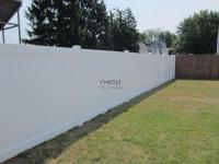 China 6x8ft White PVC Privacy Fence for Backyards for sale