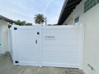 China White PVC Privacy Fence 6ftHx8ftW for Home Garden for sale