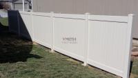 China White Vinyl Privacy Fence Panel 6x8ft Virgin Material for sale