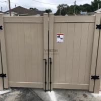 China White PVC Privacy Fence Panels 6x8ft Low Maintenance for sale