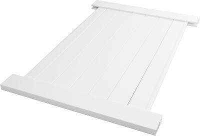 China 6ft White PVC Privacy Fence Panel 1.8mHx2.4mW Low Maintenance for sale