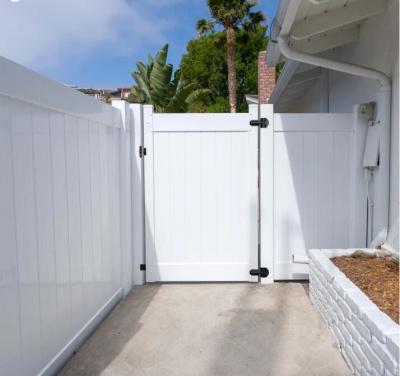 China Outdoor 6 Ft White Pvc Privacy Fence Panels Easily Assembled for sale