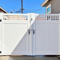 China 6ft White PVC Privacy Fence for Garden and House for sale