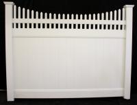 China Virgin Environmental Privacy Screen Pvc Plastic Vinyl Fence For Yard for sale