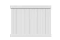 China Outdoor PVC Plastic Privacy Style Vinyl Fence With Top Picket for sale