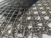 China Decorative Wire Grilles Architectural Flat Wire Mesh Crimped Woven Wire Mesh for sale