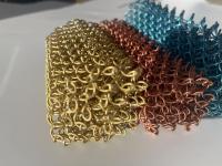 China Modern Design Stainless Steel 304 Chain Link Curtain with 6mm Aperture Size for Architectural Metal Mesh for sale