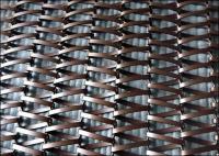 China PVDF Stainless Steel Decorative Crimped Woven Mesh for Interior Design for sale