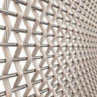 China Stainless Steel Woven Wire Mesh for Facade Cladding 0.2-8mm for sale