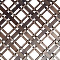 China Customized Architectural Woven Wire Mesh Stainless Steel Decorative Panels for sale