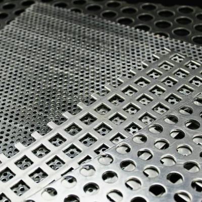 China PVDF Decorative Aluminum Square Hole Perforated Metal Mesh For Wall Curtain for sale