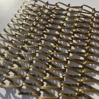 China Stainless Steel Architectural Woven Wire Mesh for Facades Partitions for sale