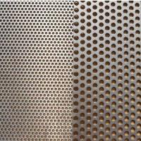 China 1.2mm Perforated Aluminum Galvanized Steel Mesh for Drainage Systems for sale
