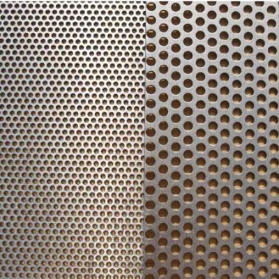 China 1.2mm Perforated Aluminum Galvanized Steel Mesh for Drainage Systems for sale