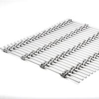 China Aluminum Decorative Wire Mesh for Facade and Partition 3mm Thickness for sale