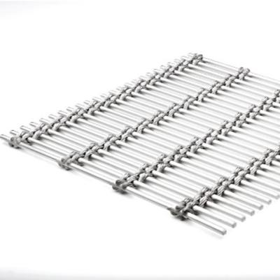 China Aluminum Decorative Wire Mesh for Facade and Partition 3mm Thickness for sale