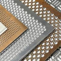 China Powder Coated Perforated Metal Sheet with Honeycomb Holes for sale