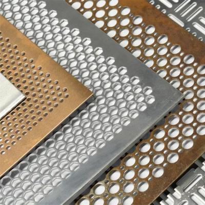 China Powder Coated Perforated Metal Sheet with Honeycomb Holes for sale