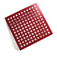 China Metallic Architectural Decorative PVDF Perforated Metal Facades Powder Coating for sale