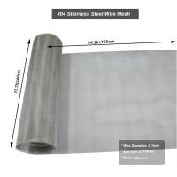 China 304/316 Stainless Steel Plain Weave Wire Mesh for Filtration for sale