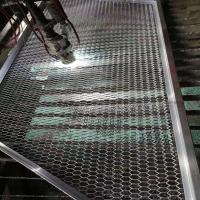 China Anti Slip Raised Expanded Metal Mesh Heavy Duty Hexagon For Platform for sale