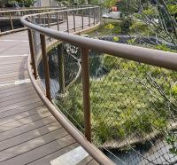 China Flexible Stainless Steel Rope Mesh with Diamond Hole Shape UV Resistant and 10 Years Warranty for Safety Fence for sale