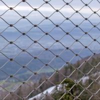China SS304 7*7 Flexible Cable Wire Mesh Netting For Zoo Fencing for sale