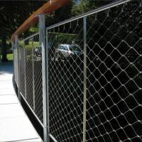 China Factory Production Stainless Steel Cable Net Woven Rope Wire Aviary Zoo Mesh for sale