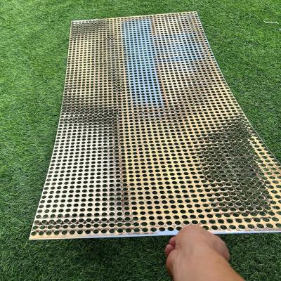 China Powder Coated Perforated Aluminum Mesh for Architectural Facades for sale