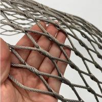 China Customized Handwoven Stainless Steel Wire Rope Net Anti Falling Mesh for sale