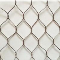 China Ss 304 316 Stainless Steel Rope Mesh For Bird Cable Wire Mesh for sale