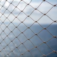 China Knotted Metal Wire Rope Mesh For Architecture Design Safety Nets for sale