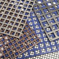 China Aluminum Perforated Metal Facade Panels Decorative Curtain Wall Perforated Mesh for sale
