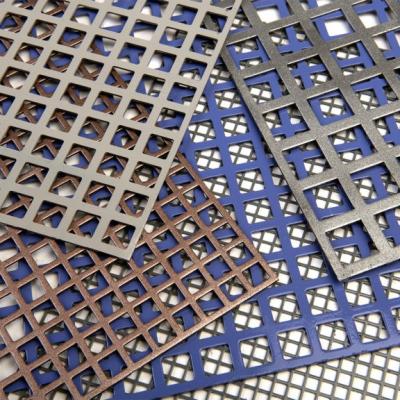 China Aluminum Perforated Metal Facade Panels Decorative Curtain Wall Perforated Mesh for sale