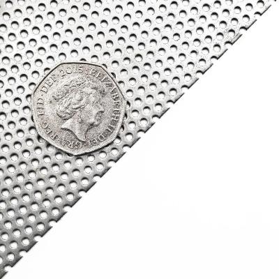 China Stainless Steel Micro Perforated Sheet Round hole Perforated Filter Mesh for sale