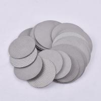China Custom Cut Precision 0.5-300μm Multi Layer Sintered Filter Media for sale