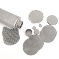 China Customization Stainless Steel 304 Sintered Mesh Filter Disc for sale