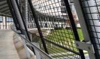 China Custom Architectural Metal Mesh Manufacturer Decorative Woven Design Stair Balustrade Metal Mesh for sale