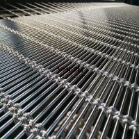 China Cladding Wall Exterior Interior Outdoor Metal Stainless Steel Security Flexible Spiral Woven Decorative Architectural Wire Mesh for sale