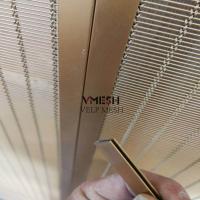 China Stainless Steel Decoration Wire Mesh Metal Partition Mesh Panel Wall for sale